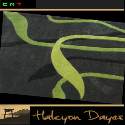 Second Life Marketplace - Green Leaf Wool Area Rug
